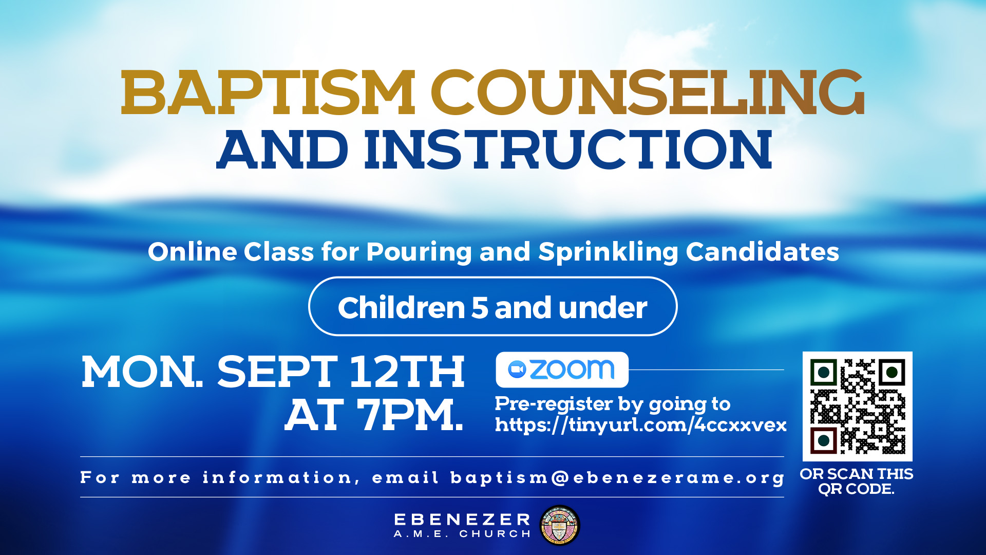 Baptismal Counseling Class for Children 5 And Under And Their Parents Baptismal Counseling Class for Children 5 And Under And Their Parents