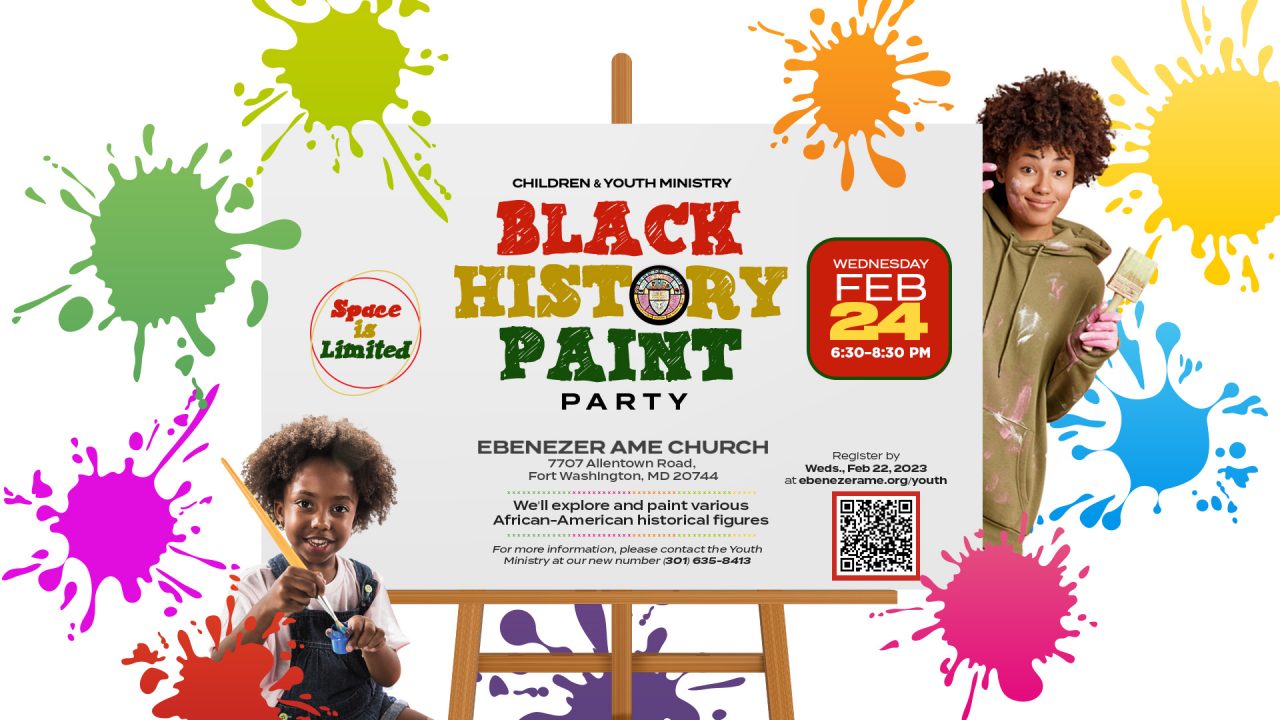 Children and Youth Ministry Paint Party - Ebenezer A.M.E. Church