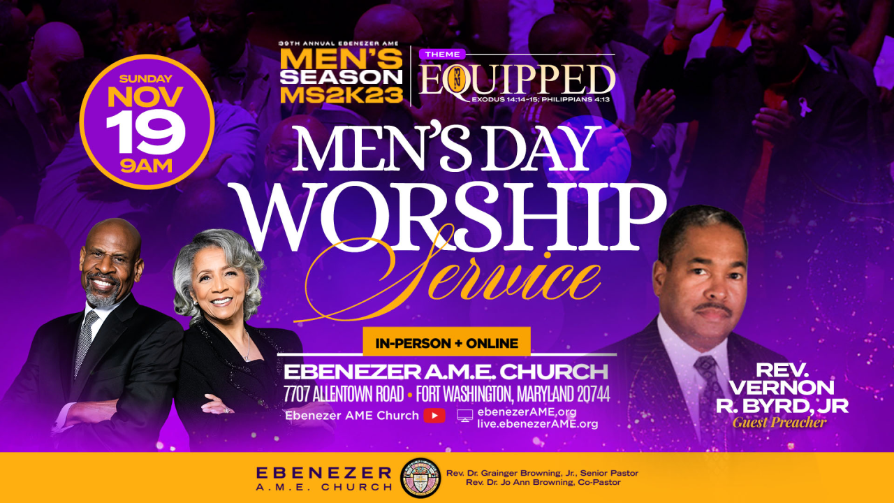 Men's Day 2023 - Ebenezer A.M.E. Church