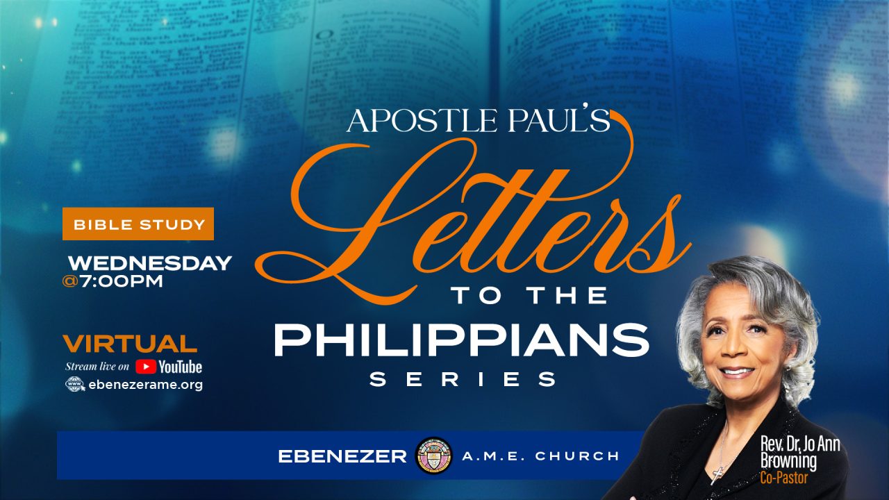 Apostle Paul's Letters to the Philippians Bible Study with Pastor Jo ...